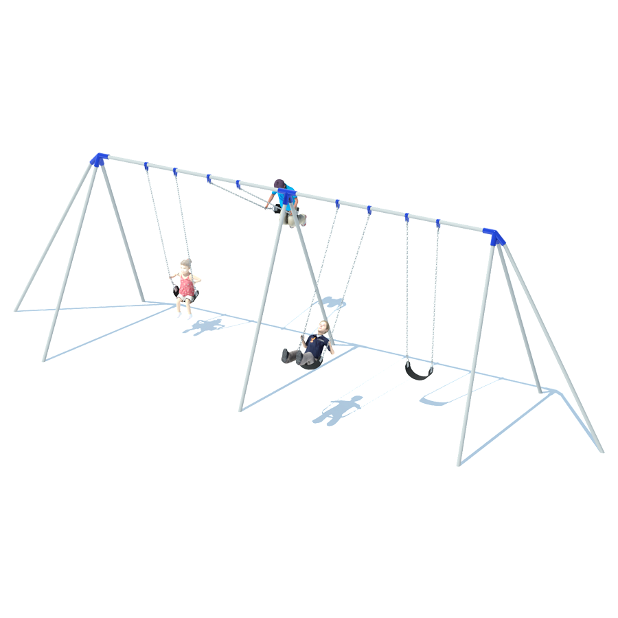 2 bay 10' tri-pod swing frame | swing sets