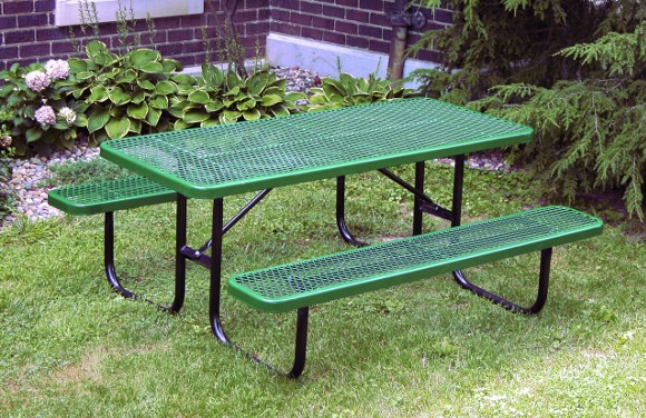 Commercial Playground Equipment - Heavy-Duty Rectangular Expanded Metal ...
