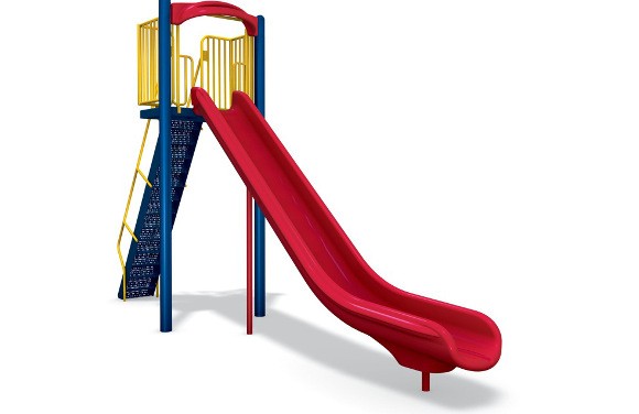 8' Single Velocity Freestanding Slide - Independent Play Products ...