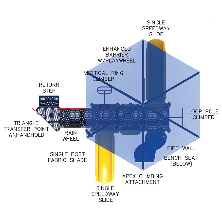 Lil Rascal - Commercial Playground Equipment - American Playground Company